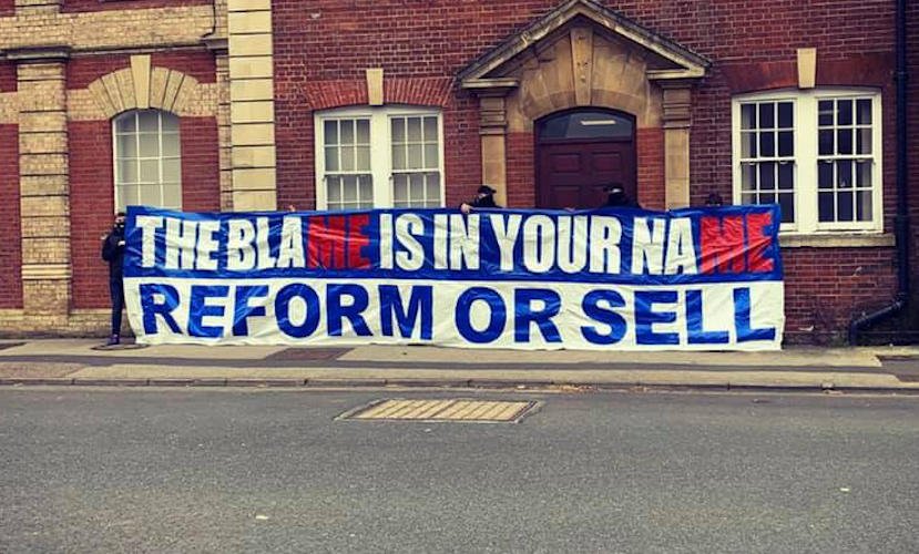 Cook Talks to Blue Action Following Banner Protest Against Owner ... Cook Talks to Blue Action Following Banner Protest Against Owner ...
